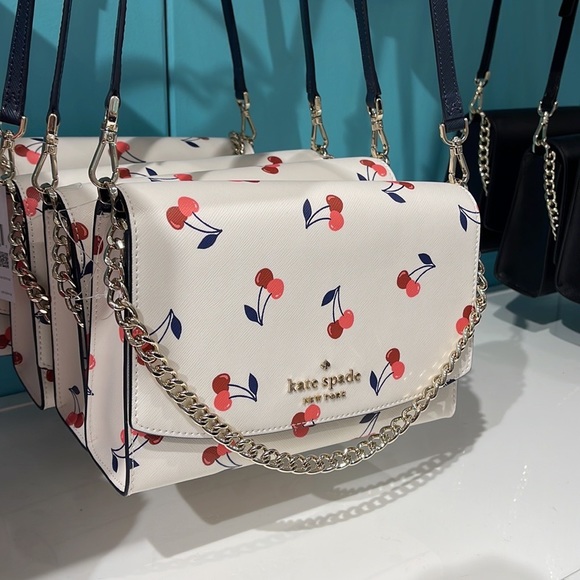 kate spade | Bags | Kate Spade Carson Dancing Cherries Cherry ...